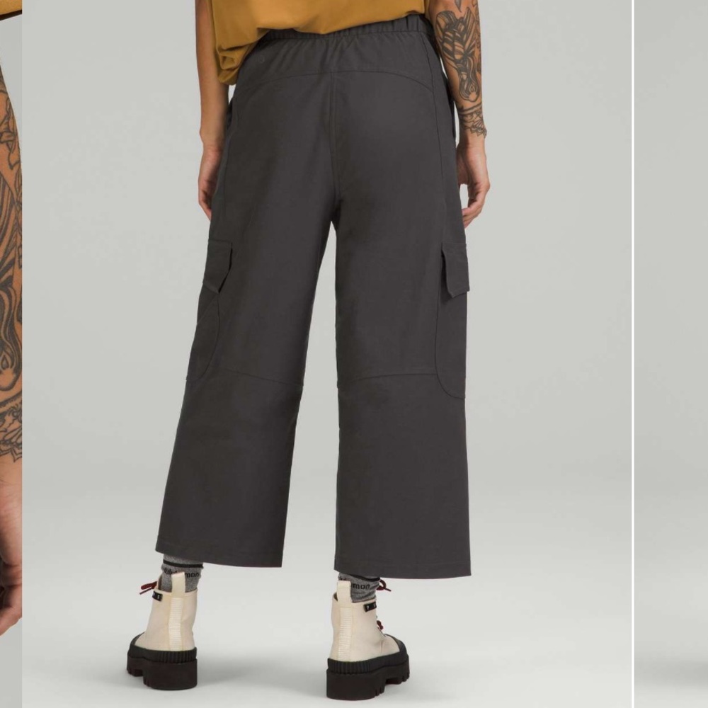 Lululemon Light Utilitech Cargo Pocket High-Rise Crop… - Gem